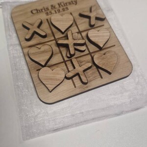 Personalised Table Top Wedding Games Wedding Favours Wedding Keepsake ...