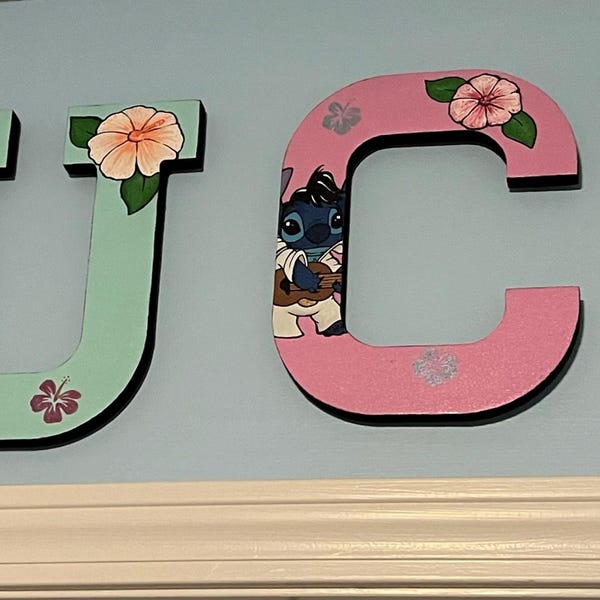 Custom Hand Painted Wall Letters - Etsy