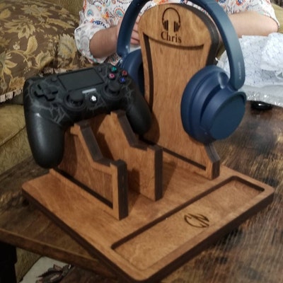 Personalized Controller Stand, Headphone Holder, Boyfriend Birthday ...