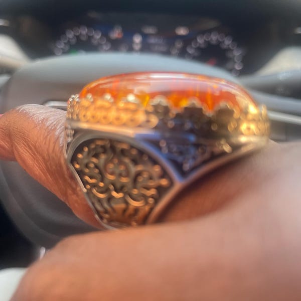 Men Silver Solomon Signet Ring, Prayer Box Secret Ring, King Solomon ...