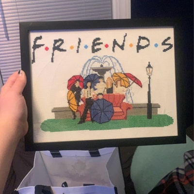 Friends Cross Stitch Pattern Funny TV Show Cross Stitch - Etsy Canada