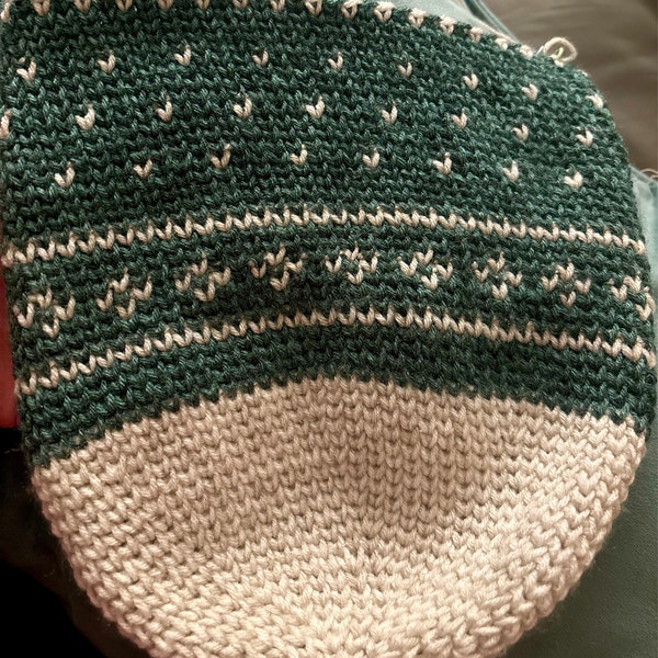 The Forest Fair Isle Stocking Crochet Pattern - Etsy