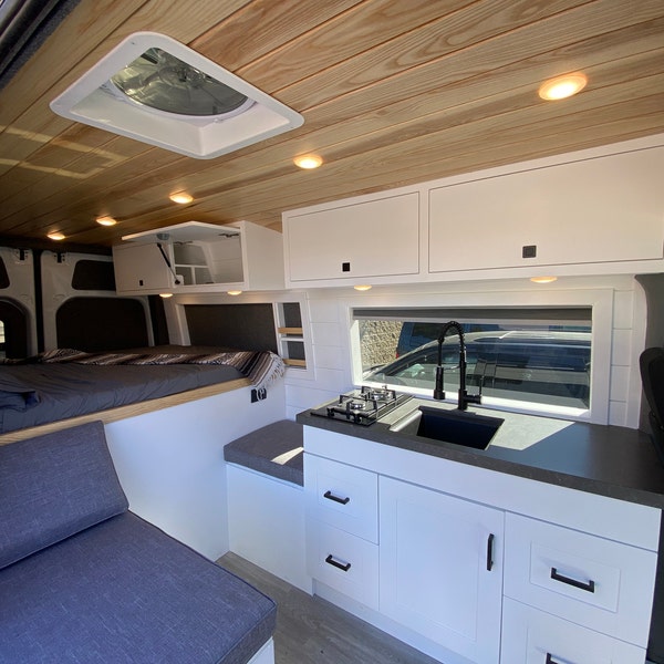 Mercedes Sprinter Wooden Cabinet, Baltic Birch Sprinter Van Storage ...