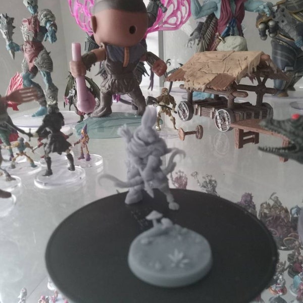 Male Genasi Cleric Mini 3D Print 6k Resin D&D, DND, TTG, RPG, Earth ...