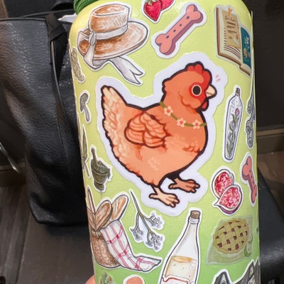 Hen Friend Sticker / Chicken Sticker / Bird Sticker / Cute Farm Sticker ...