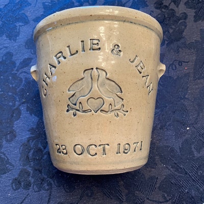 Personalized Stoneware Crock - Etsy