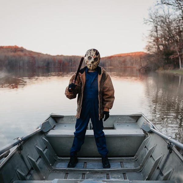 White Jason Voorhees Mask - Etsy
