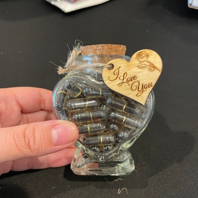 DIY Love Notes Heart Jar Message in a Glass Bottle, Girlfriend ...