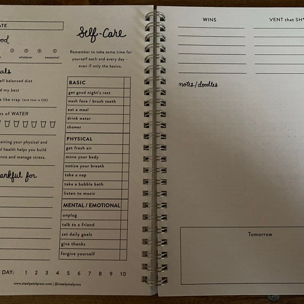 Notepads - Self Care Checklist Tracker - Etsy