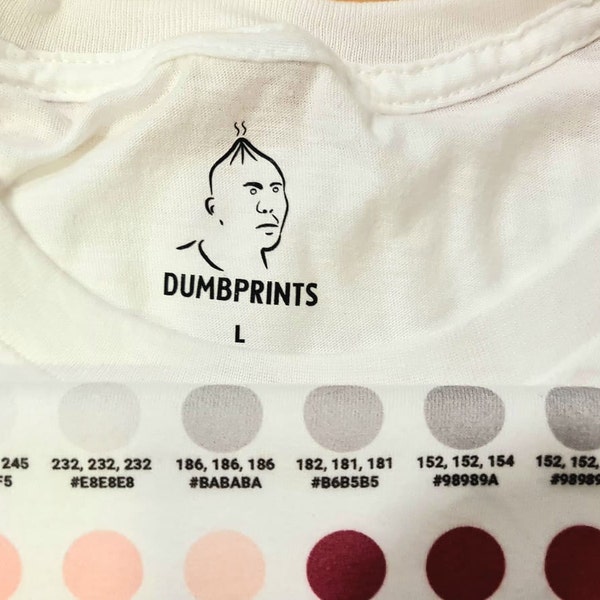 PDF Digital Print of Color Test Chart - DTG Color Swatch Test Prints ...