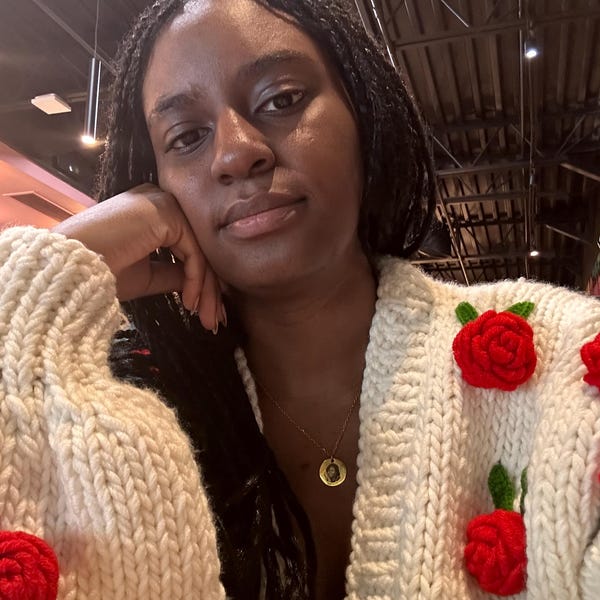 Leilayca Big Pink Roses Cardigan , Chunky Cropped Cardigan for Woman ...