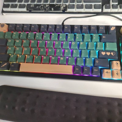 Cute Katty Keycaps, Keycap Set, Kawaii XDA Pink Keycaps, PBT Keycaps ...