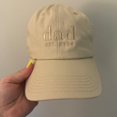 Custom Embroidered Hat, Grandpa Cap With Date, Dad Hat, Vintage ...