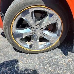 26FT Red Car Wheel Hub Rim Edge Protector Ring Tire Guard - Etsy