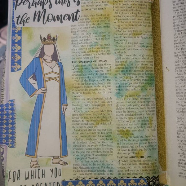 For Such a Time, Esther, Beautifulgoodnews, Bible Journaling, Traceable ...