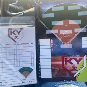 Custom Lineup Cards Baseball or Softball 4 Part Carbonless - Etsy