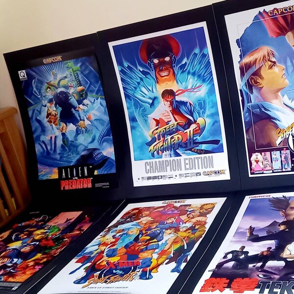 Marvel Vs. Capcom Arcade Game Poster B2 Size OFFSET - Etsy