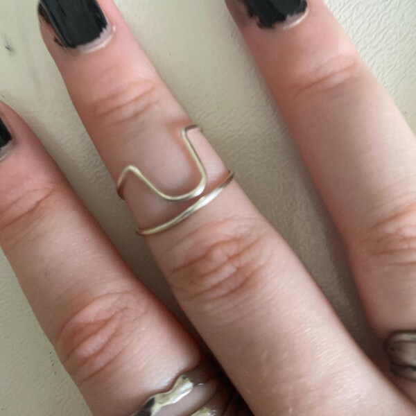 Music Note Ring, Treble Clef Ring, Adjustable Ring, Wire Wrapped Rings ...