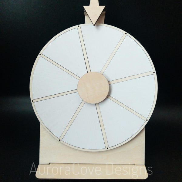 Spinning Wheel for Prizes - Laser Cut Design - Digital File - Etsy