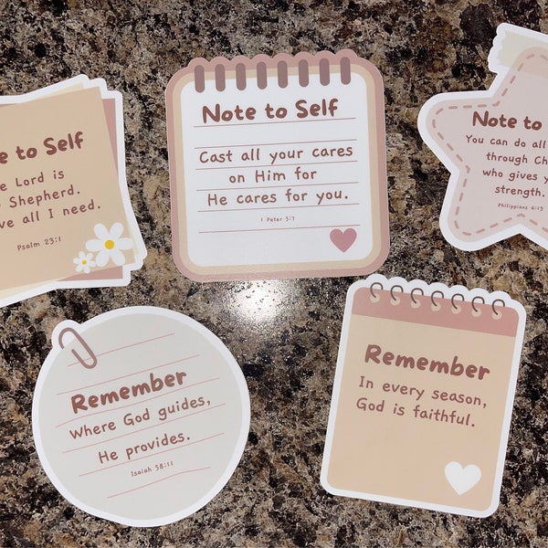 Note to Self Sticker You Can Do All Things phil 4:13 3 Vinyl Sticker ...