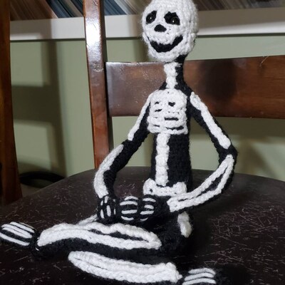 Autumn Pixies: Skeleton, Leaf & Mushroom Cap Crochet Amigurumi Pattern ...