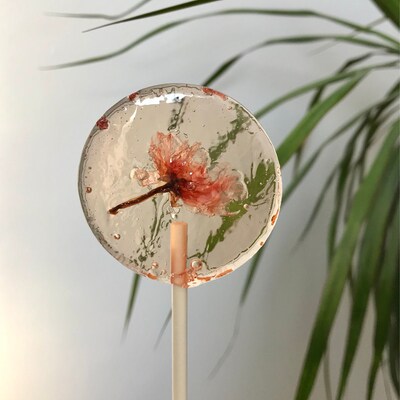 10 Wildflower Rectangle Lollipops - Etsy