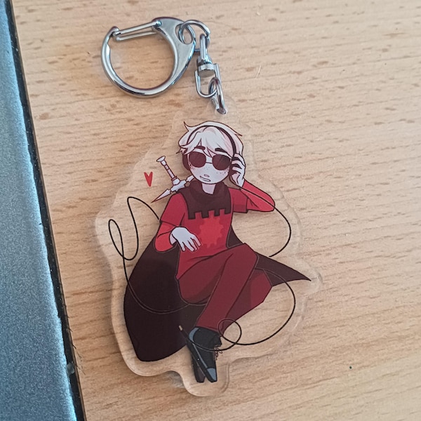 The Striders | Homestuck Acrylic Keychain Charms (dave & Dirk Strider ...