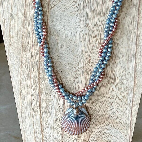 Seashell Necklace, Seashell Pendant, Shell Pendant, Beach Jewelry, Real ...