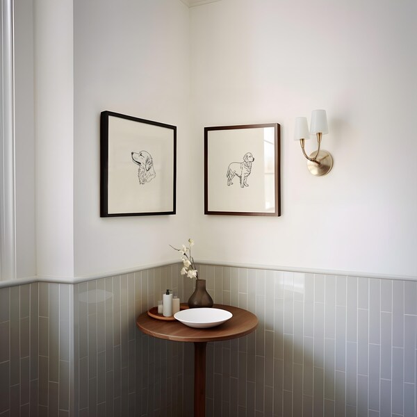 DIN A Black Frame Photoshop Mockup Template for Art and Prints Display ...