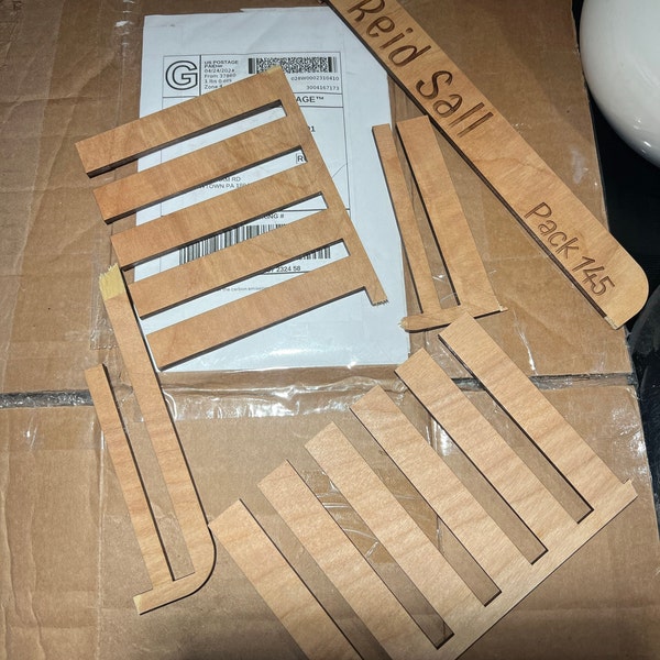 Scout Wall Belt Loop Display, Achievement Display, Laser Wall Display ...