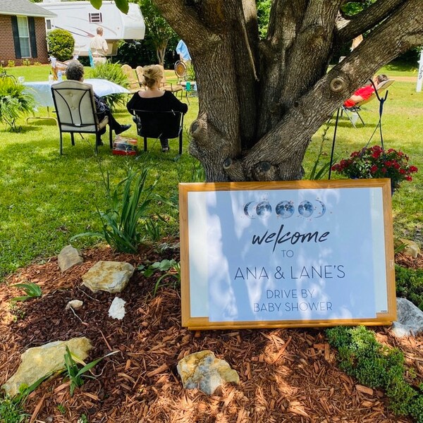 Moon Welcome Sign | Moon Baby Shower | Moon Birthday | Moon Phases ...