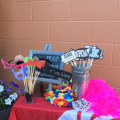 Class Reunion Photo Booth Props, School Reunion Party Photo Booth ...