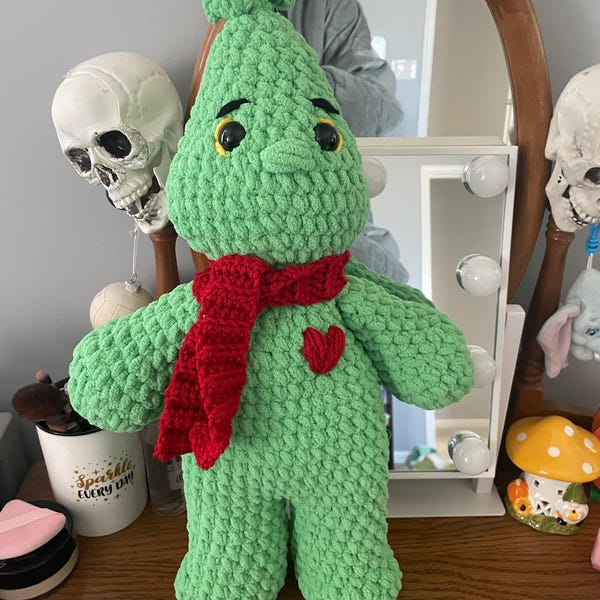 Green Meanie Crochet Pattern LOW SEW 2 Styles Included Amigurumi PDF ...
