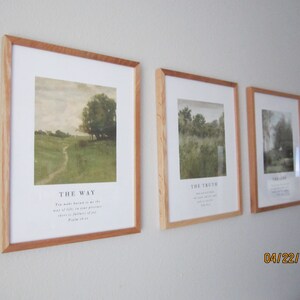 The Lord Your God is Good, Bible Verse Wall Art Set of 3, Christian Art ...