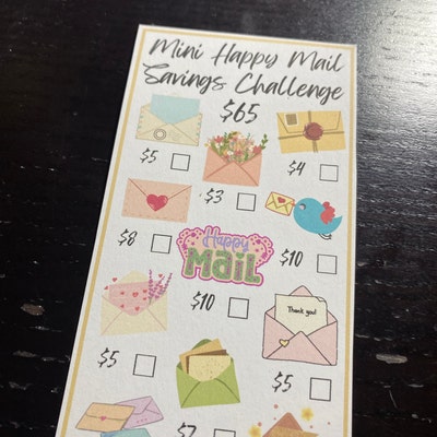 Mini Utility Bills Savings Challenge for A6 Envelopes Cash - Etsy