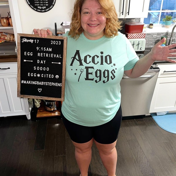 Funny Egg Retrieval Shirt, IVF Shirt, Accio Eggs Shirt, Retrieve ...