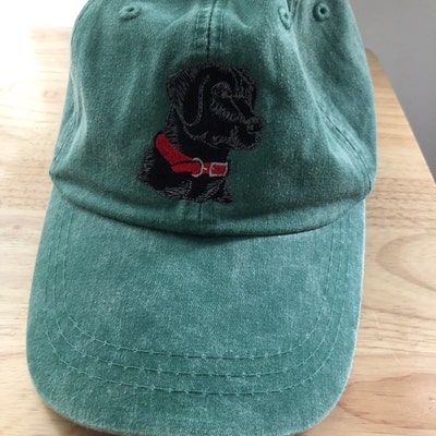 Black Labrador Retriever Dog Hat One Embroidered Men Women Cap Price ...