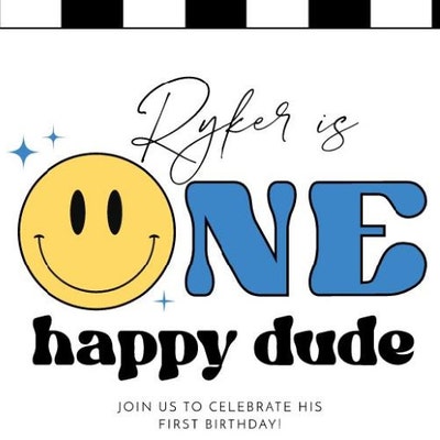 REECE Birthday Welcome Sign Template Birthday Welcome Poster - Etsy