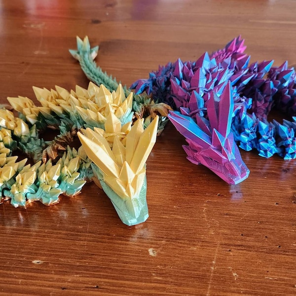 Toothless & Light Fury - 3D Printed - Fidget - How to Train Your Dragon ...