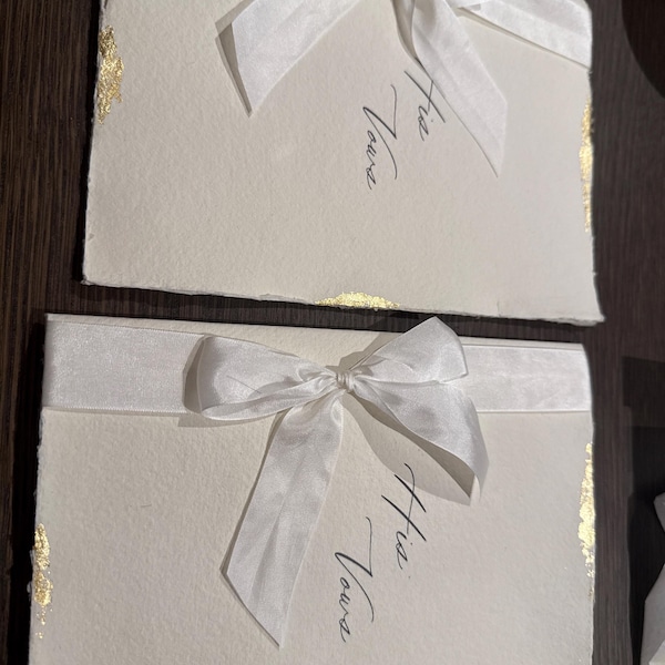 Calligraphy Scroll Name Place Cards on Handmade Paper | Calligraphy ...