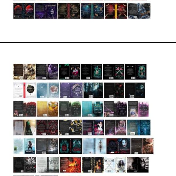 200 Miniature DVD Covers for 1:12 Scale Dollhouse Printable for ...