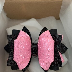 Messi Straw Bow for Stanley - Pink and Black - Etsy