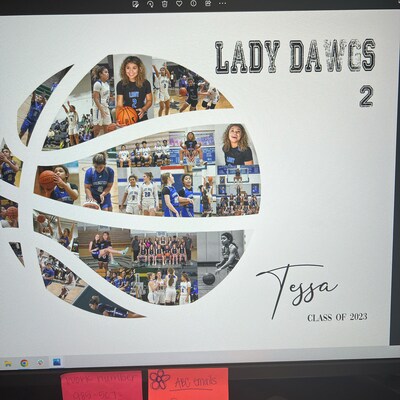 PRINTABLE Custom Basketball Photo Collage, Coach Gift, Printable ...