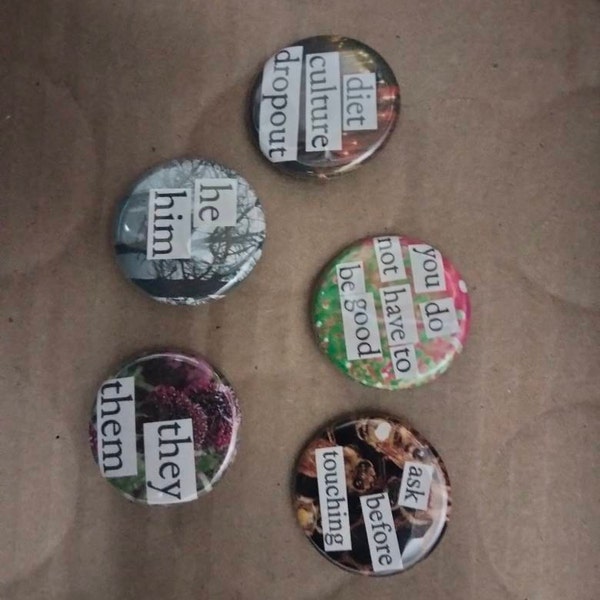 Pronoun Pins: CUSTOM ORDER **quantity-based Discount!** Free US ...