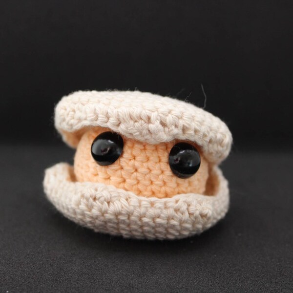 Clam Crochet Pattern. Oyster Crochet Pattern. Mussel Crochet Pattern ...