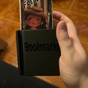 3D Printed Book Shaped Bookmark Holder Bookmark Display Book-style ...