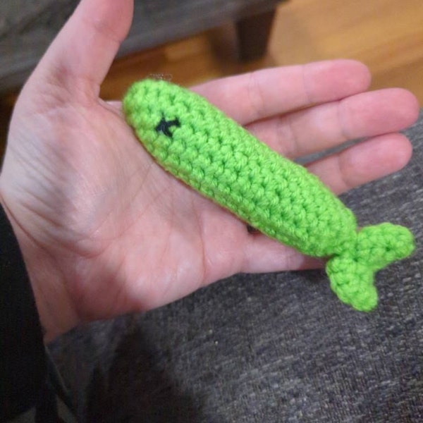 Salty Sardine | Crochet Cat Toy | Crochet Pattern | Easy | Beginner ...
