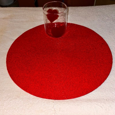 Handmade Bead Table Runner, Beaded Runner, 13x36inch - Etsy