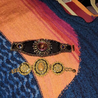 Sunset Bracelet DIY , KIT, Pattern, Tutorial and Materials, Bead ...