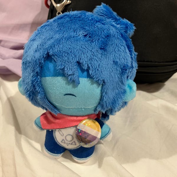 Deltarune Kris 10cm Plush ,chibi Kris Plushie ,gift for Deltarune Lover - Etsy
